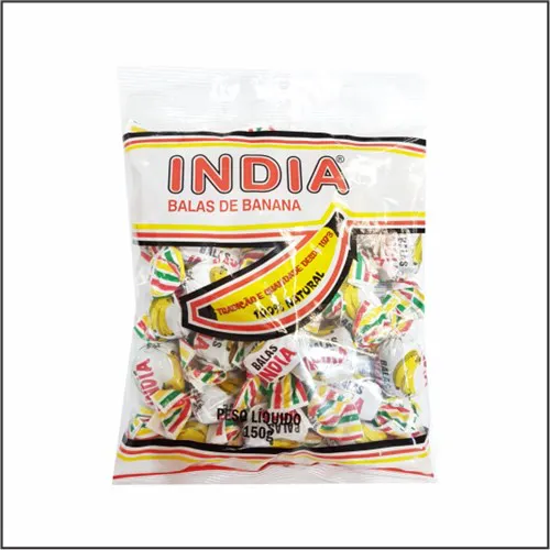 Bala India Banana 500g - Distribuidora Pão de Mel Jundiaí | Doces e ...