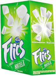 Chicle Flics Cx/12 Hortela - Distribuidora Pão de Mel Jundiaí | Doces e ...