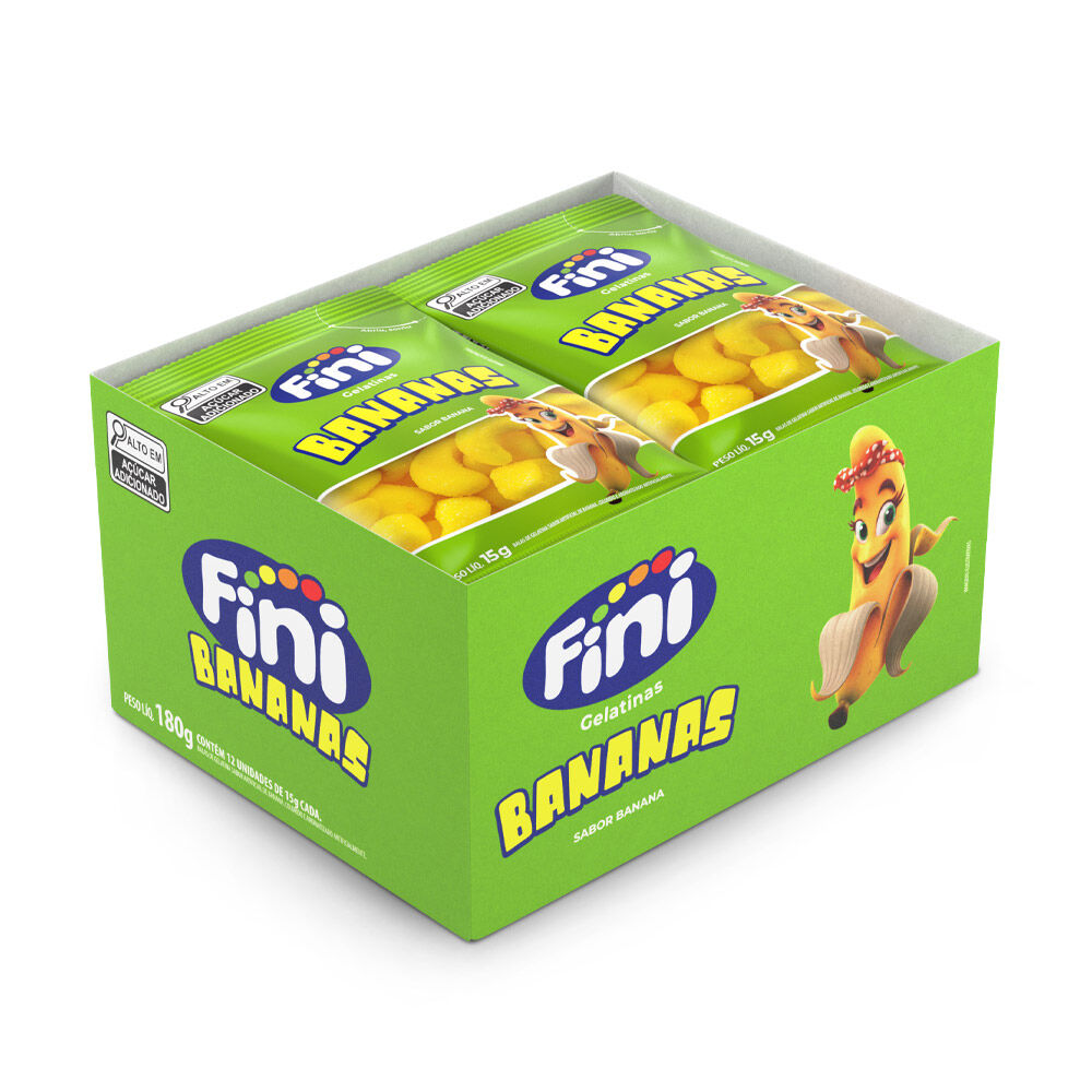 Fini 15g C/12un Banana - Distribuidora Pão de Mel Jundiaí | Doces e ...