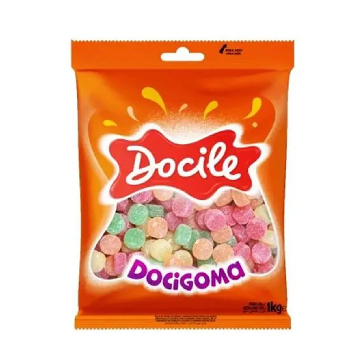 Goma Docile 1KG - Distribuidora Pão de Mel Jundiaí | Doces e tudo mais!