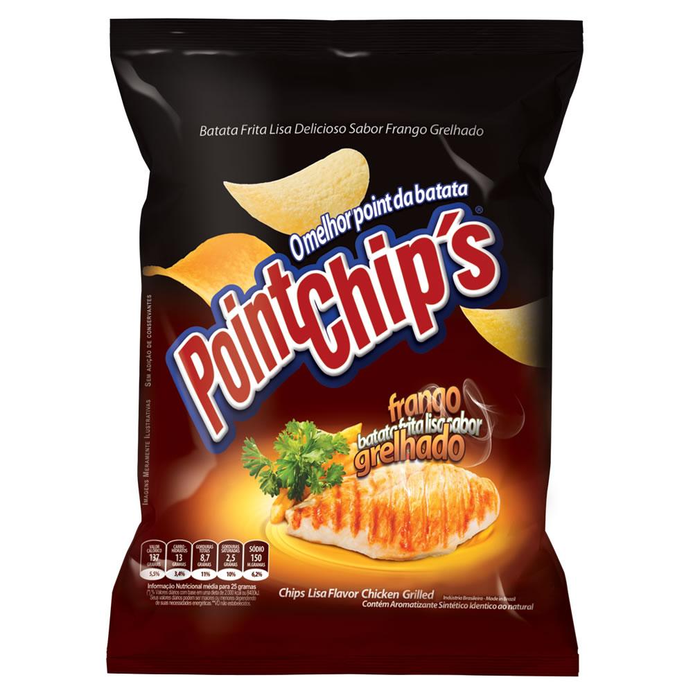 Batata Point Chips Frango Grelhado 40g - Distribuidora Pão de Mel ...