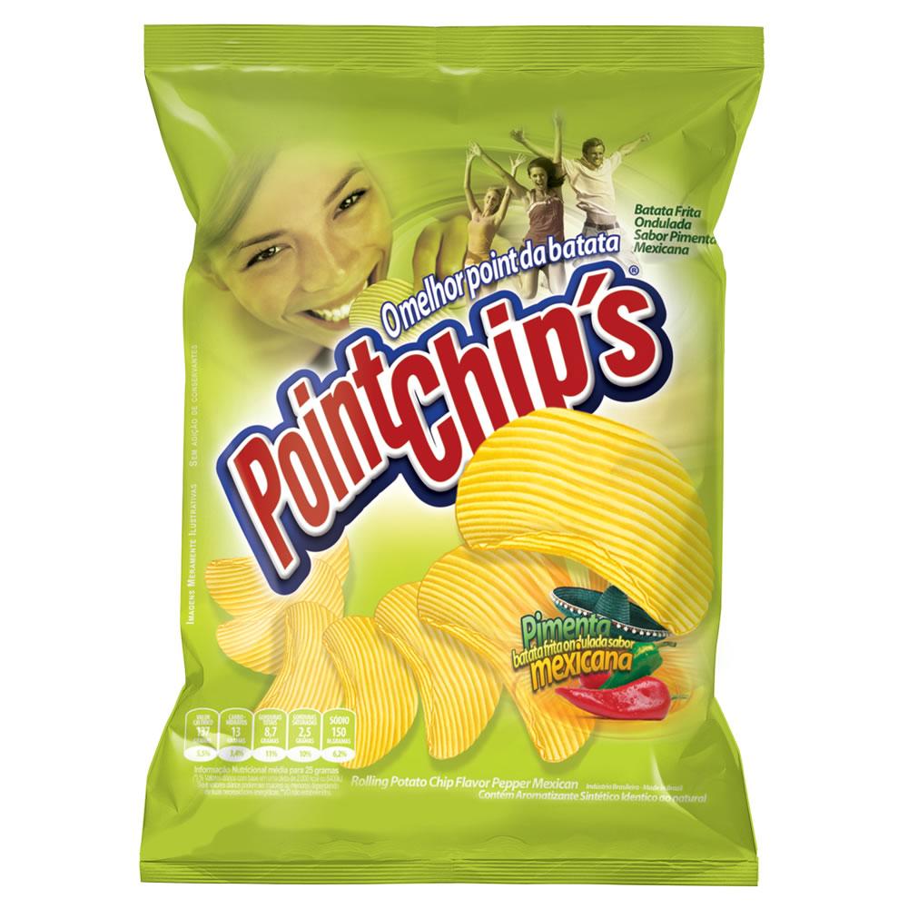 Batata Point Chips Pimenta Mexicana 40g - Distribuidora Pão de Mel ...