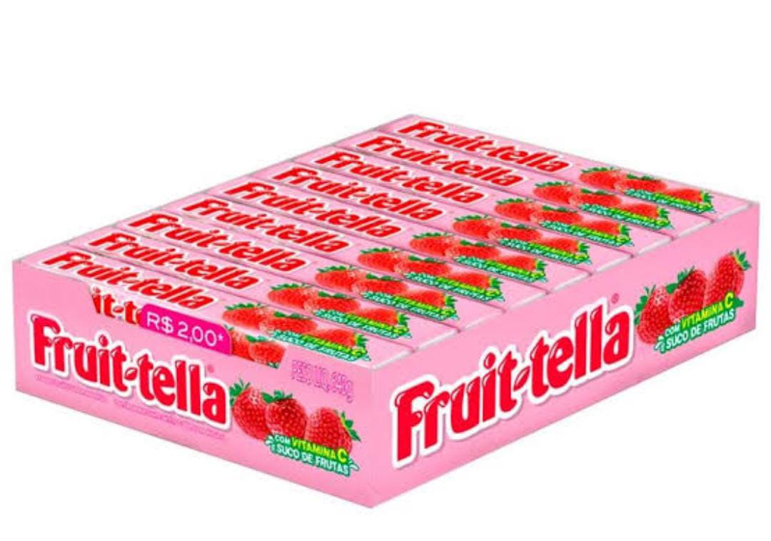 Fruit-tella morango mastigavel com 16 fruittella - Distribuidora Pão de Mel Jundiaí | Doces e ...