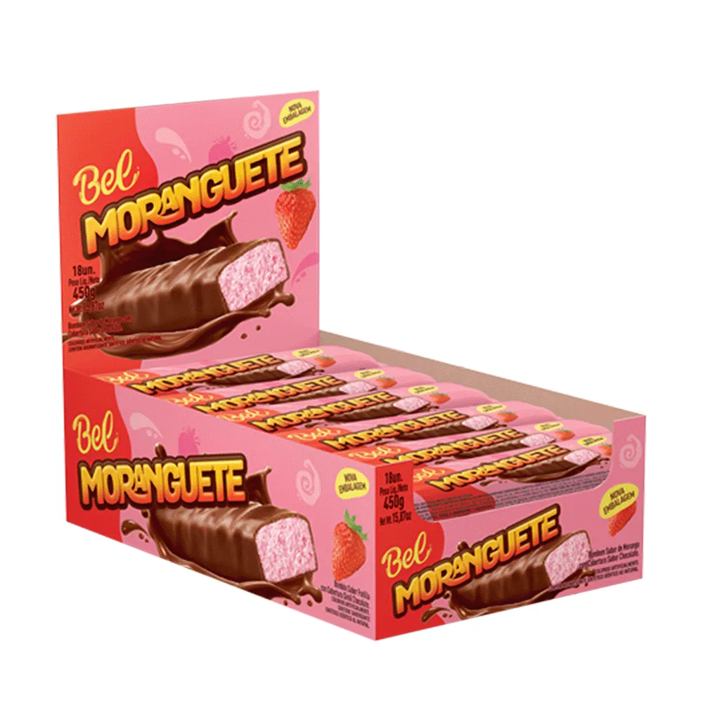 Bel Chocolate C/18 Moranguete - Distribuidora Pão de Mel Jundiaí ...