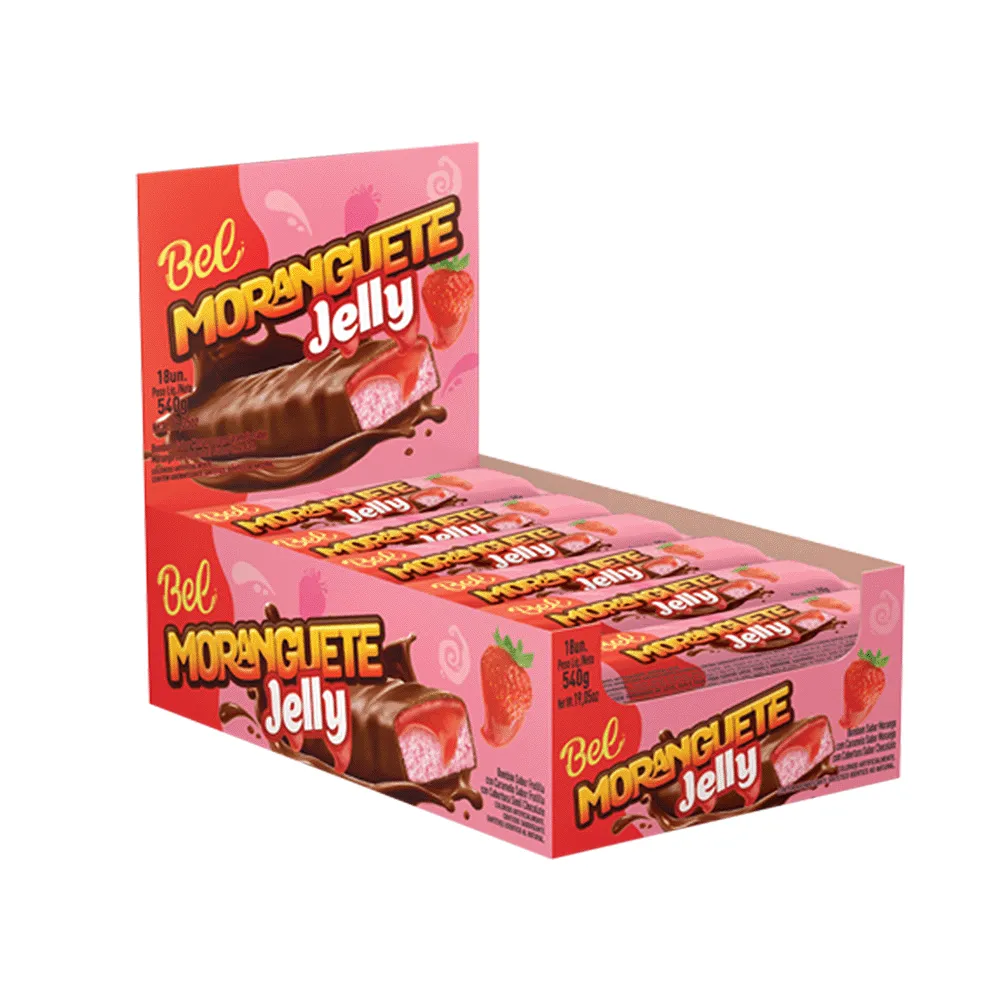 Bel Chocolate C/18 Moranguete Jelly - Distribuidora Pão de Mel Jundiaí ...